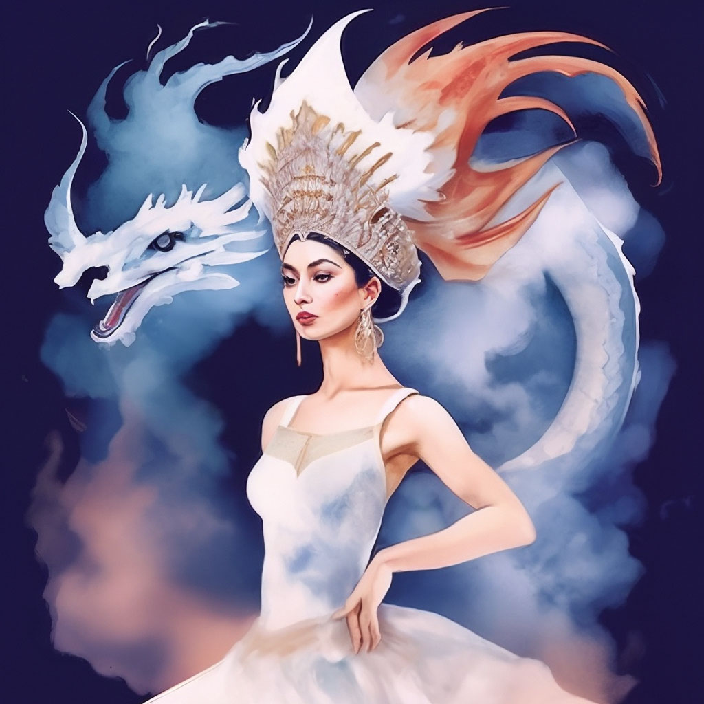 "A bride for a dragon. Kokoshnik, ballerina, kokoshnik, turban ...