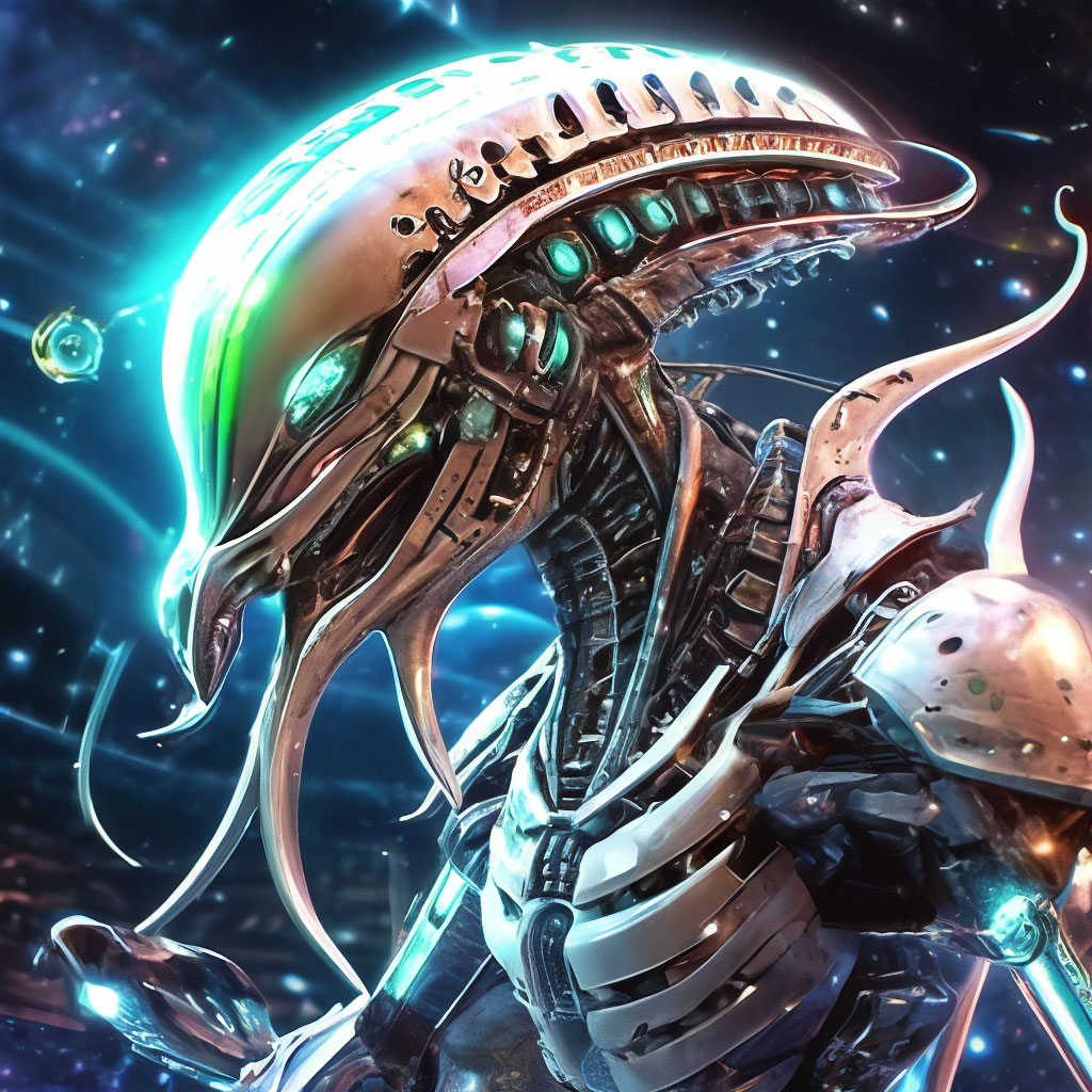 " 👽 Alien cybernetic space hydraulic biomechanical ultra rabid spiny ...