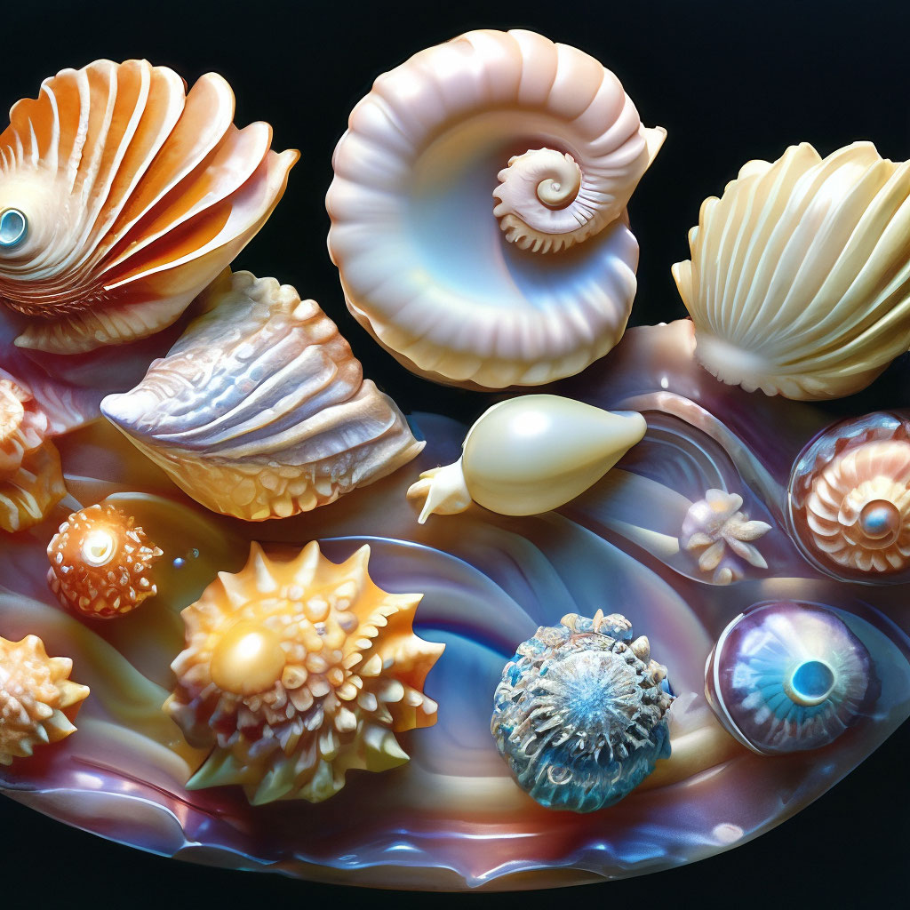 "@BiG MiSH Artful stone carving;a fragment of a shell reef with ...