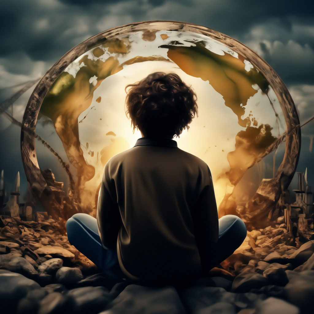 "International Day WITHOUT Internet" — image created in Shedevrum