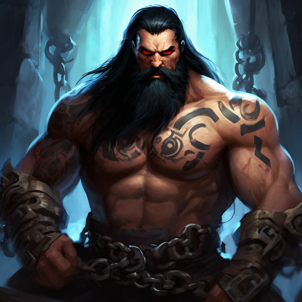 "Art in the style of League of Legends…" — image created in Shedevrum