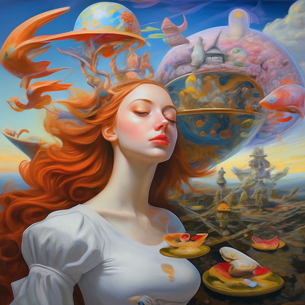 "Passion, surrealism, hyperrealism" — image created in Shedevrum