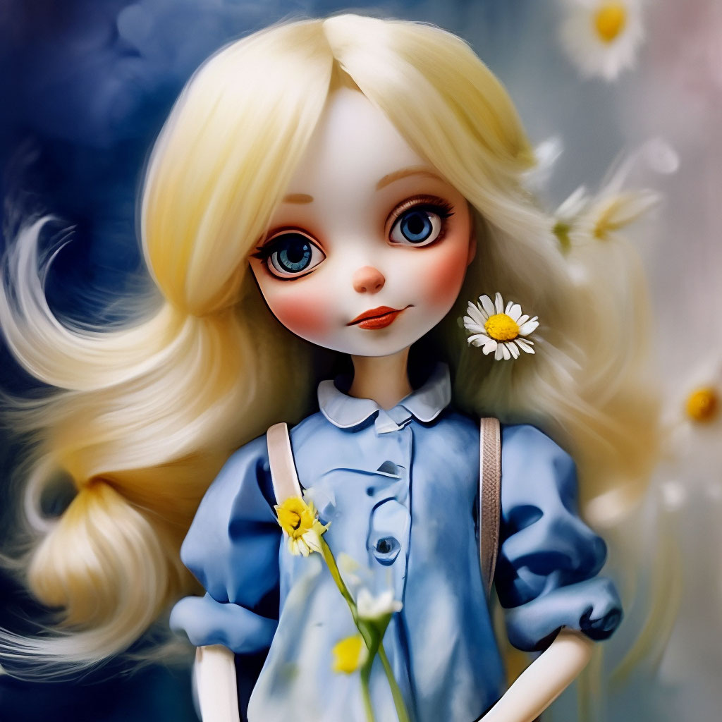 "The girl is a doll, funny, funny, cheerful, with blonde hair, long ...