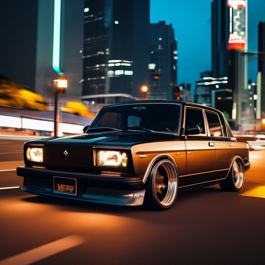 "Futuristic design, Understated suspension, Road runner LADA 2107 RALLY ...
