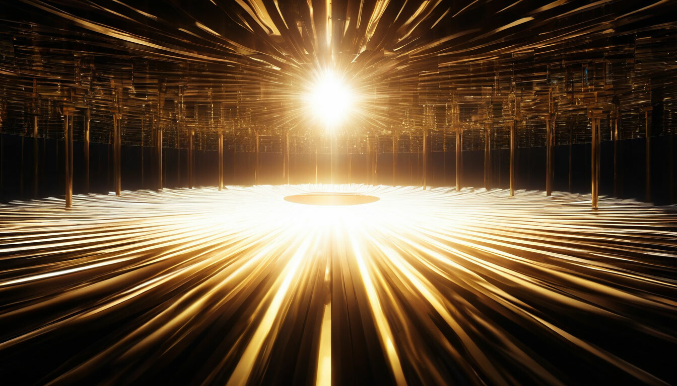 "There are a thousand mirrors in a huge round beautiful hall ...