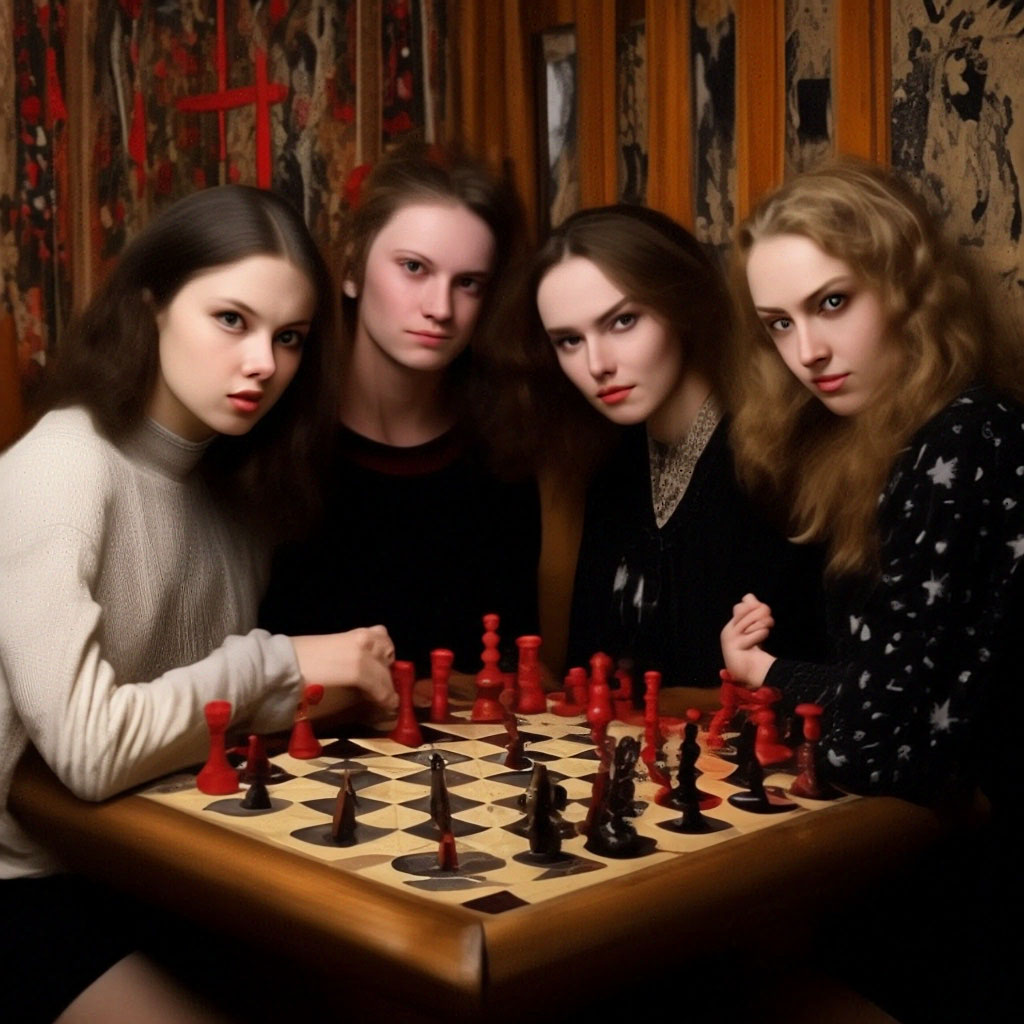 "Friday… Olya read Pushkin, Tanya embroidered with a cross, Sveta and ...