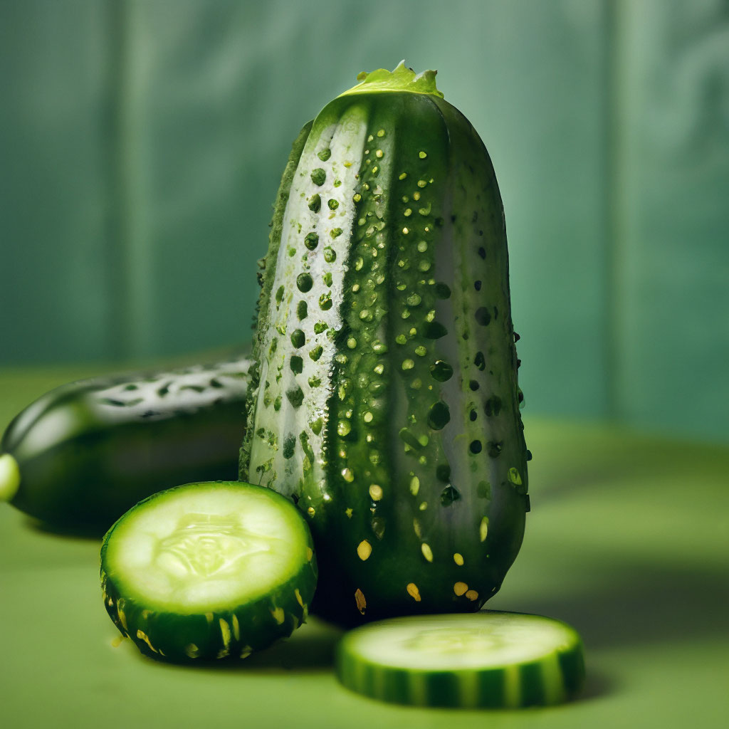 "Cucumber from kopatych" — image created in Shedevrum