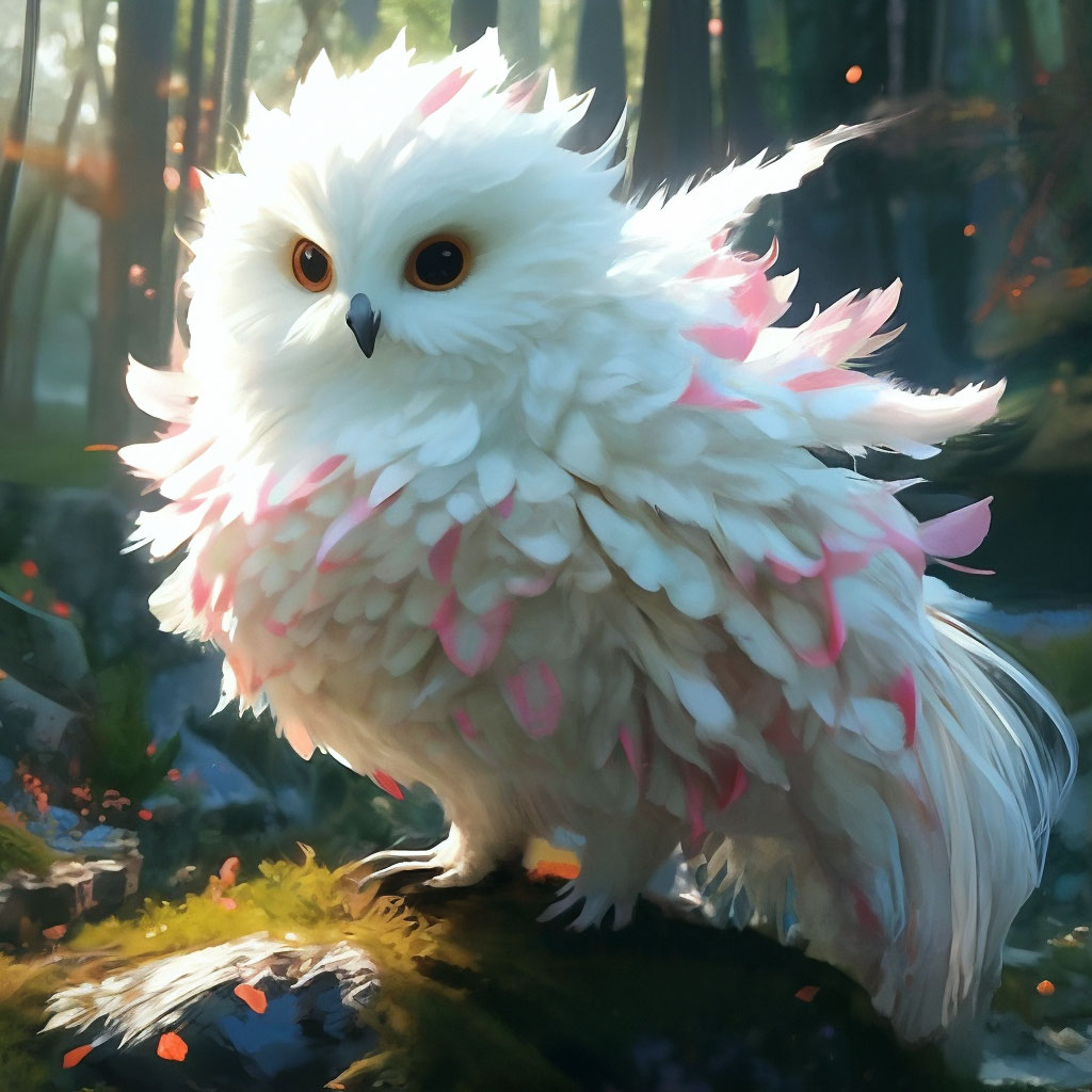 Fluff, feathers, scales, a creature made of... nothing" — image created ...