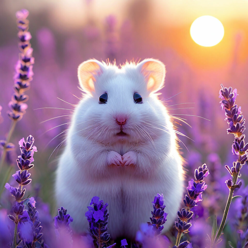 "Order Katya 4616 Soapy plump white hamster, aesthetics , pastel colors ...