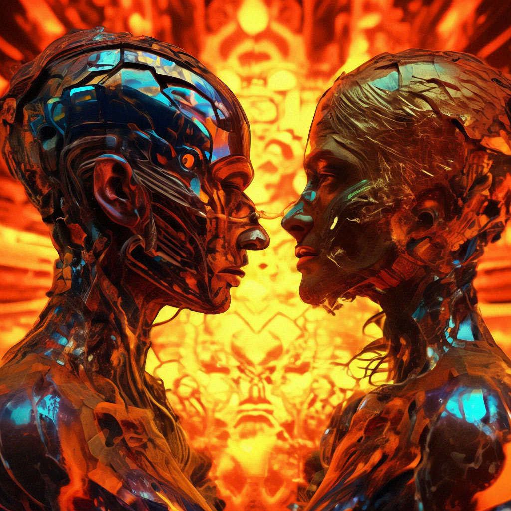 "A masterpiece photo of what someone on psychedelic acid would paint of ...