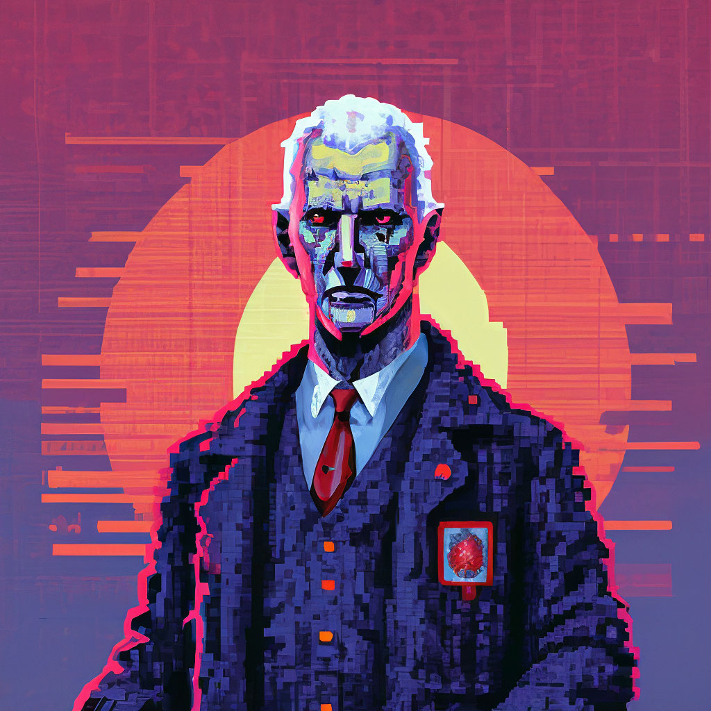 "Doctor Hellraiser, gloomy" — image created in Shedevrum