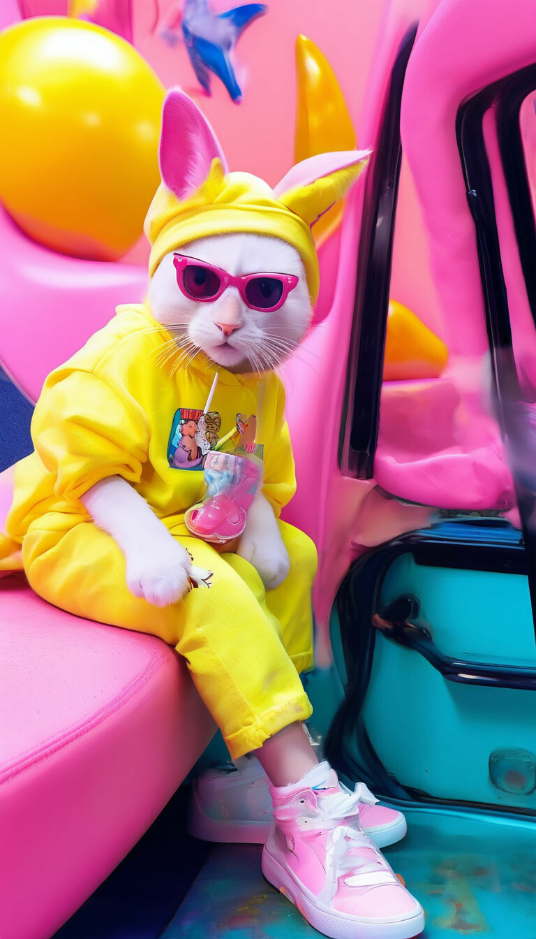 🍉🍹🍒🍍🍇 🤡🐇💗💗💗 live, cartoon, lomography, in a taxi, pixar …" — image ...