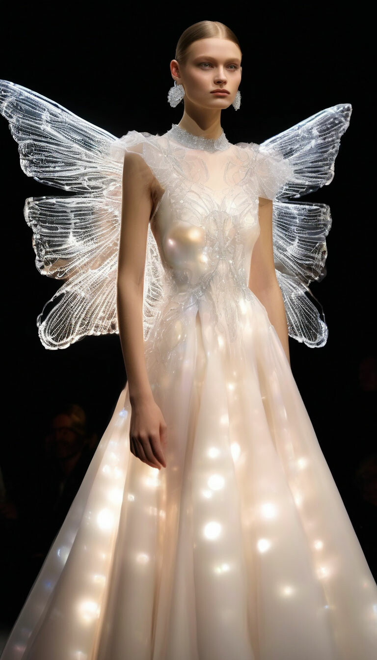 "Stunning luminous angel Dresses by …" — image created in Shedevrum