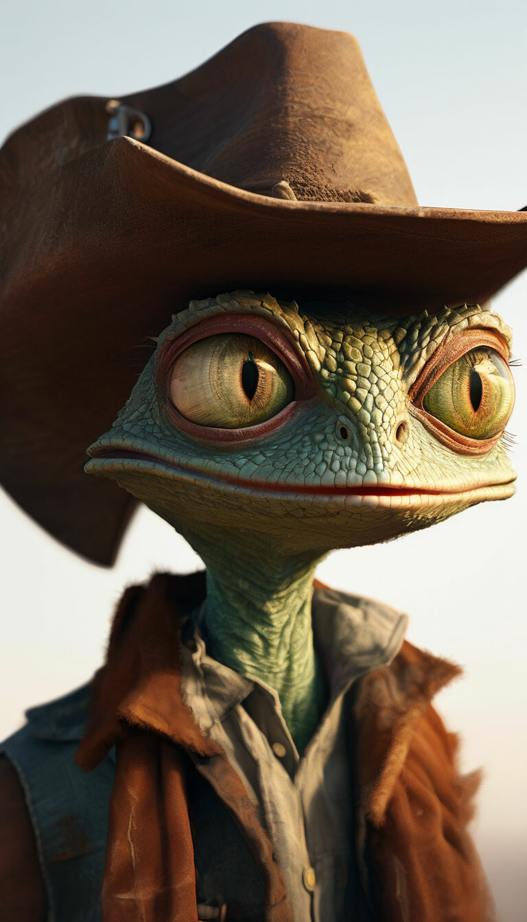 "If you take an idea, mark the author. Post Movie (Rango)2011 is realistic. Rango cowboy hat ...