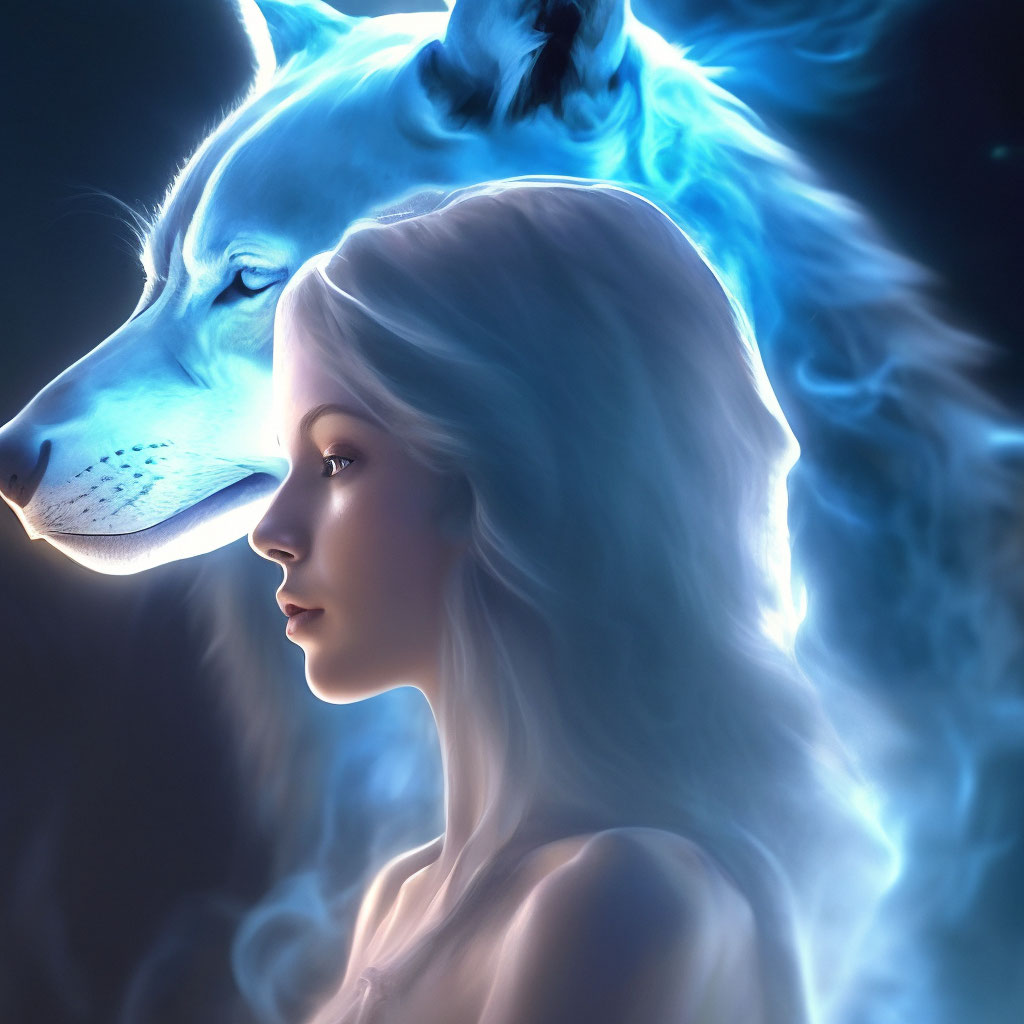 "The air wolf and the girl on the right of the beautiful girl's head ...