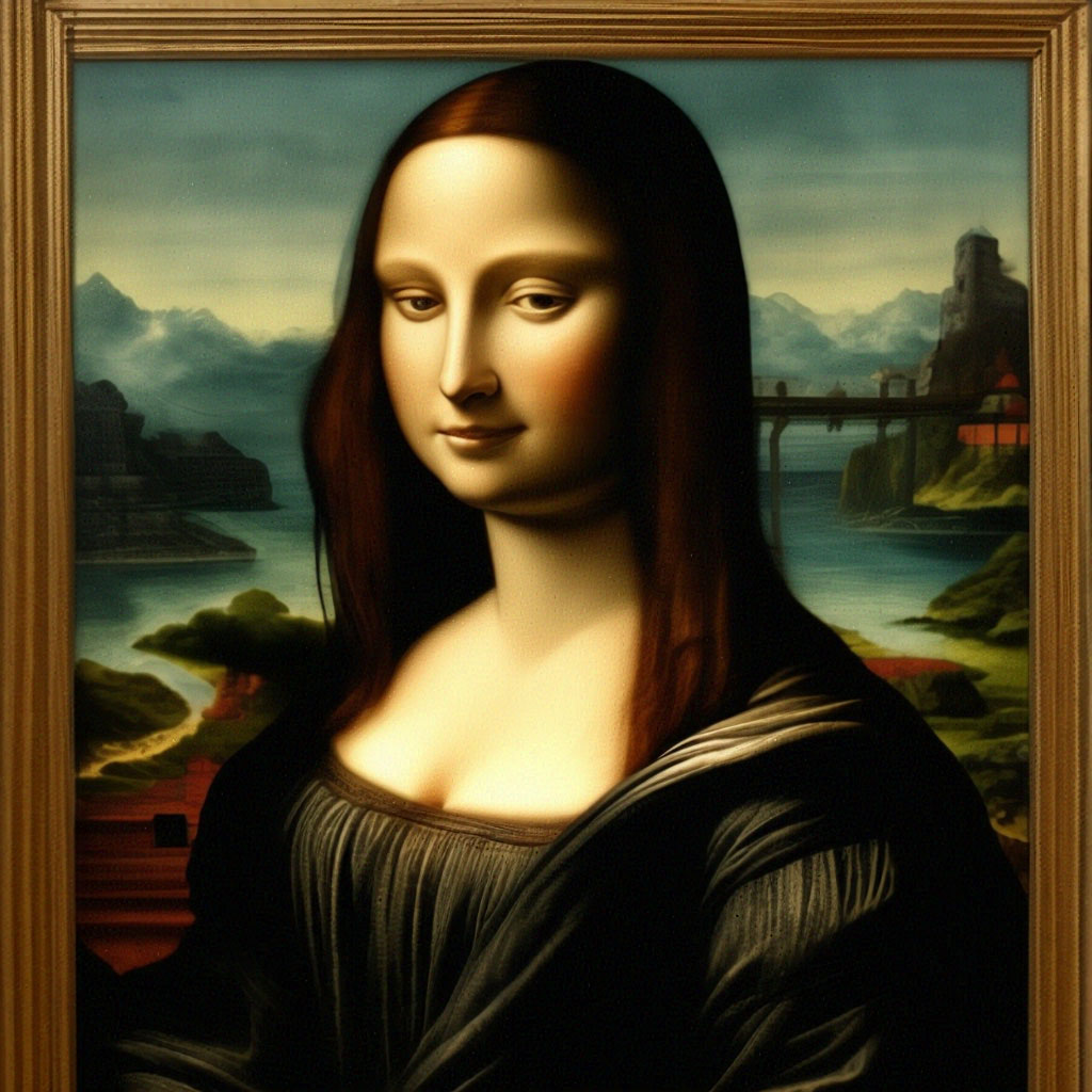 "Mono Lisa" — image created in Shedevrum