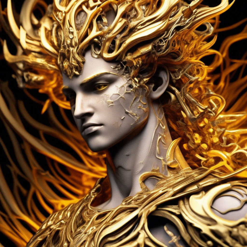 "Apollo, Greek deities, descendants of the Olympians, the sun, golden ...