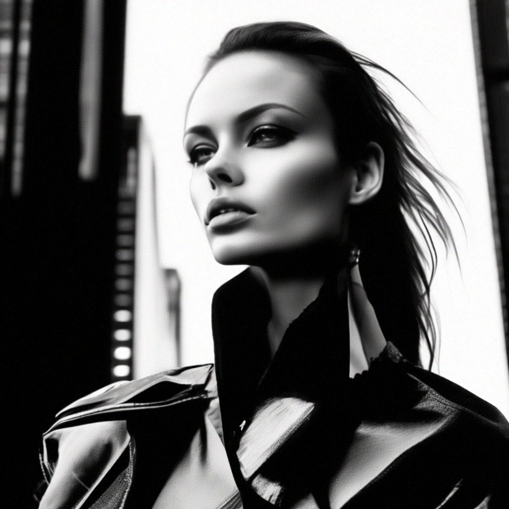 "Andrew Wyatt inspired modern art high fashion supermodel female ...