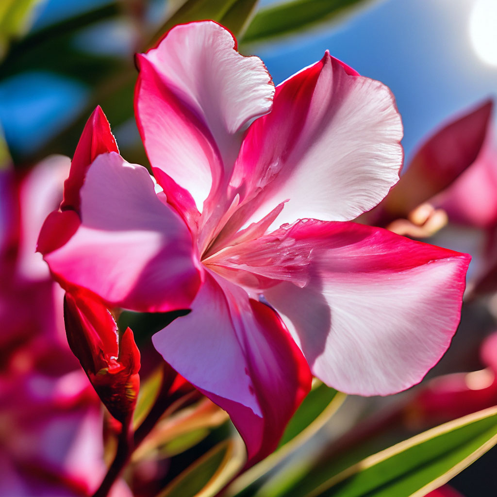 "Fabulous oleander bloom professional macro photography hyper detail ...