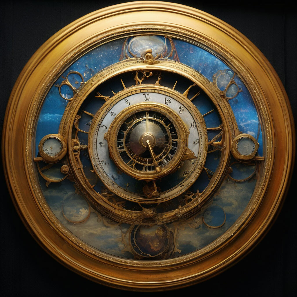 "The Alethiometer of Philip Pullman's …" — image created in Shedevrum