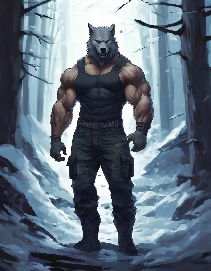 "A huge muscular young guy is a good-quality bodybuilder in tactical ...