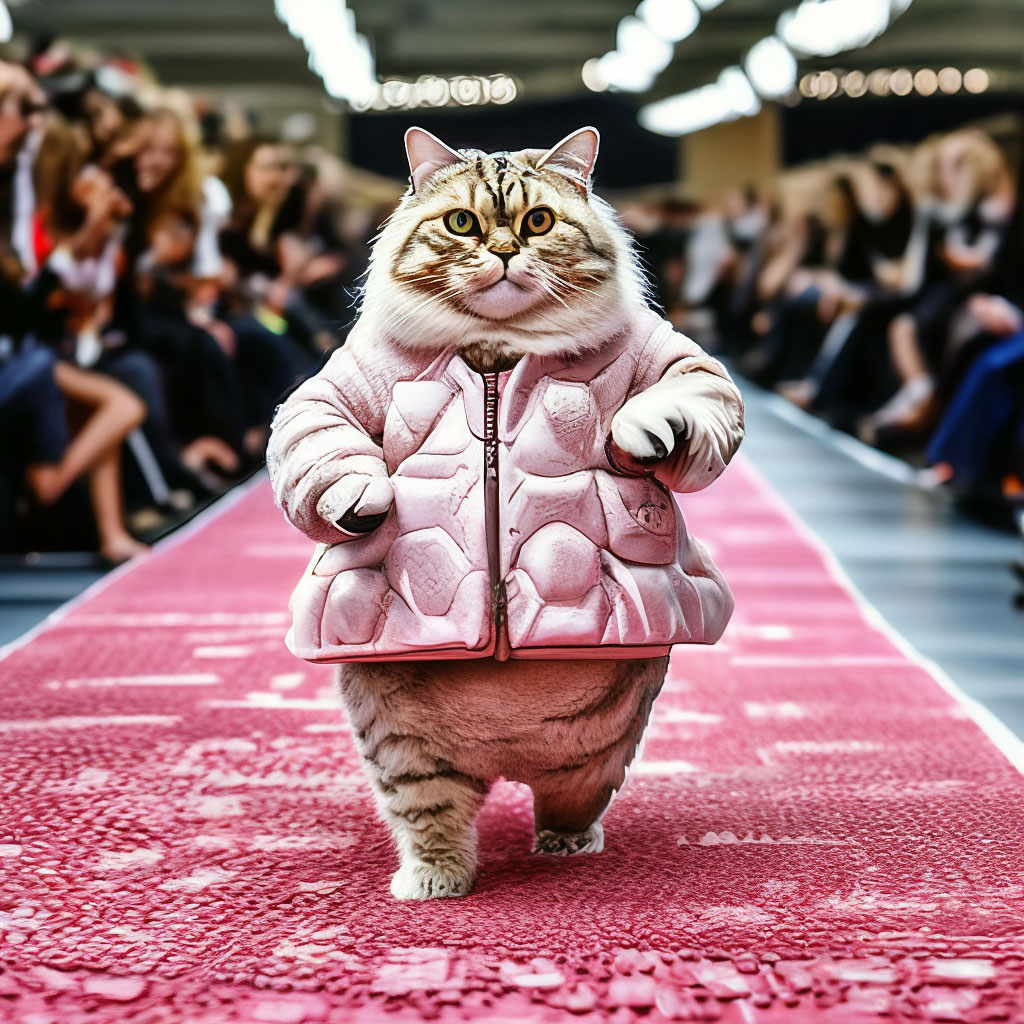 Strutting Cat Meme