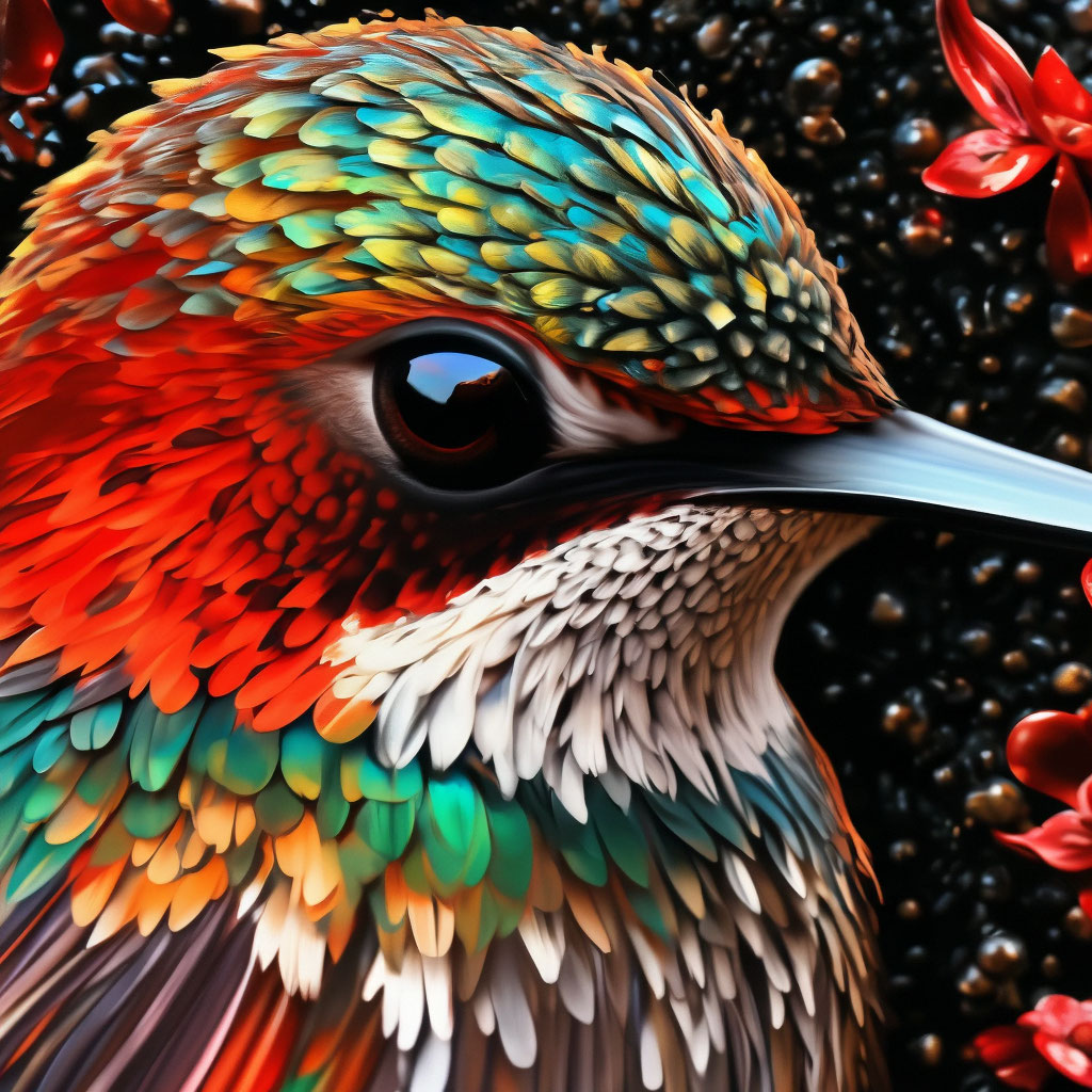 @tanuisik ༻꧂ ((hummingbird)), Overly detailed Eyes, T-shirt Design ...