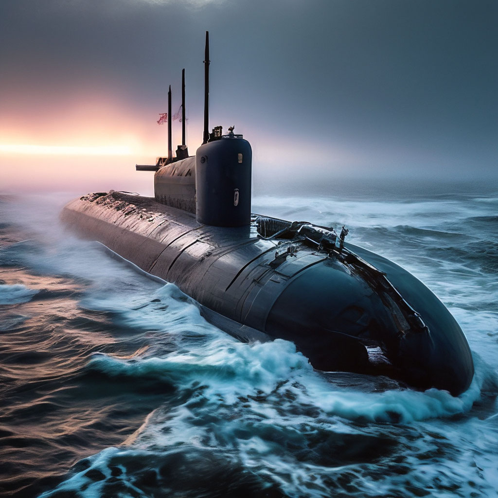"The epic most powerful huge long nuclear submarine of Russia in all ...