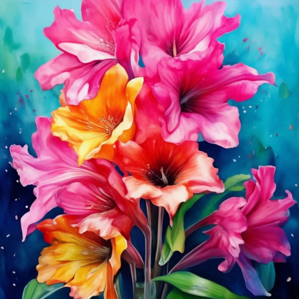 "Exclusive painting, masterpiece, magnificent, rich color, golden ...