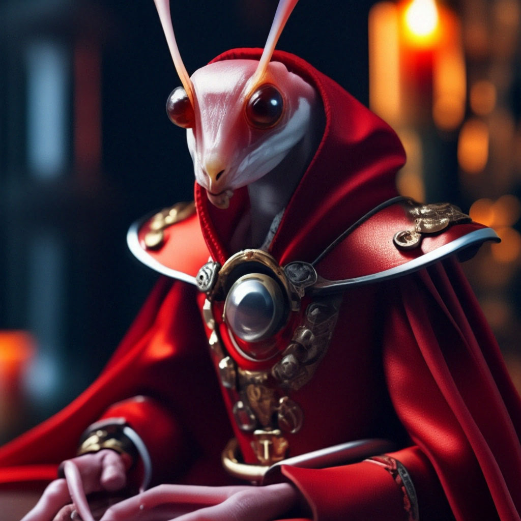 "Orchid mantis(Hymenopus coronatus) Adeptus Mechanicus Anthropomorphic ...