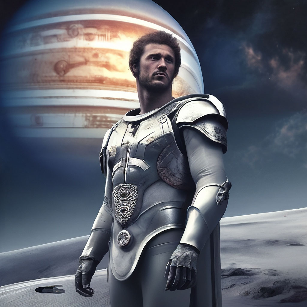 "What would Saturn be like if he were Human" — image created in Shedevrum