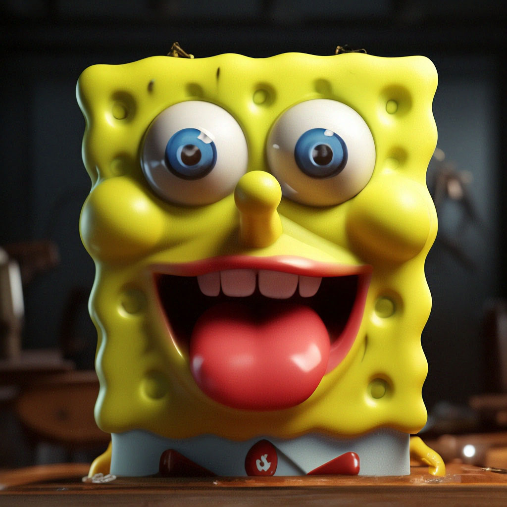 Labios Con Costra De Bob Esponja Labios Bob Esponja | TikTok