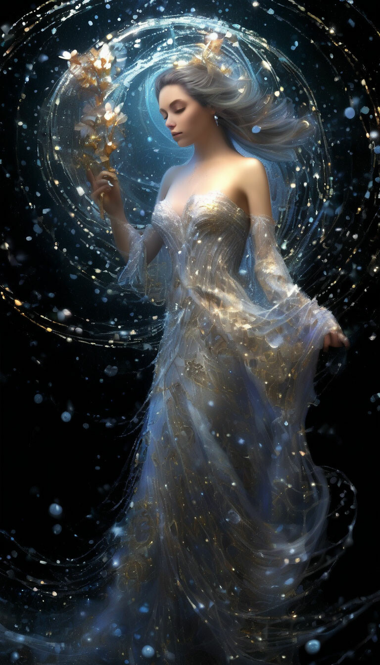 "A very beautiful amazing fabulous mystical girl from the Constellation ...