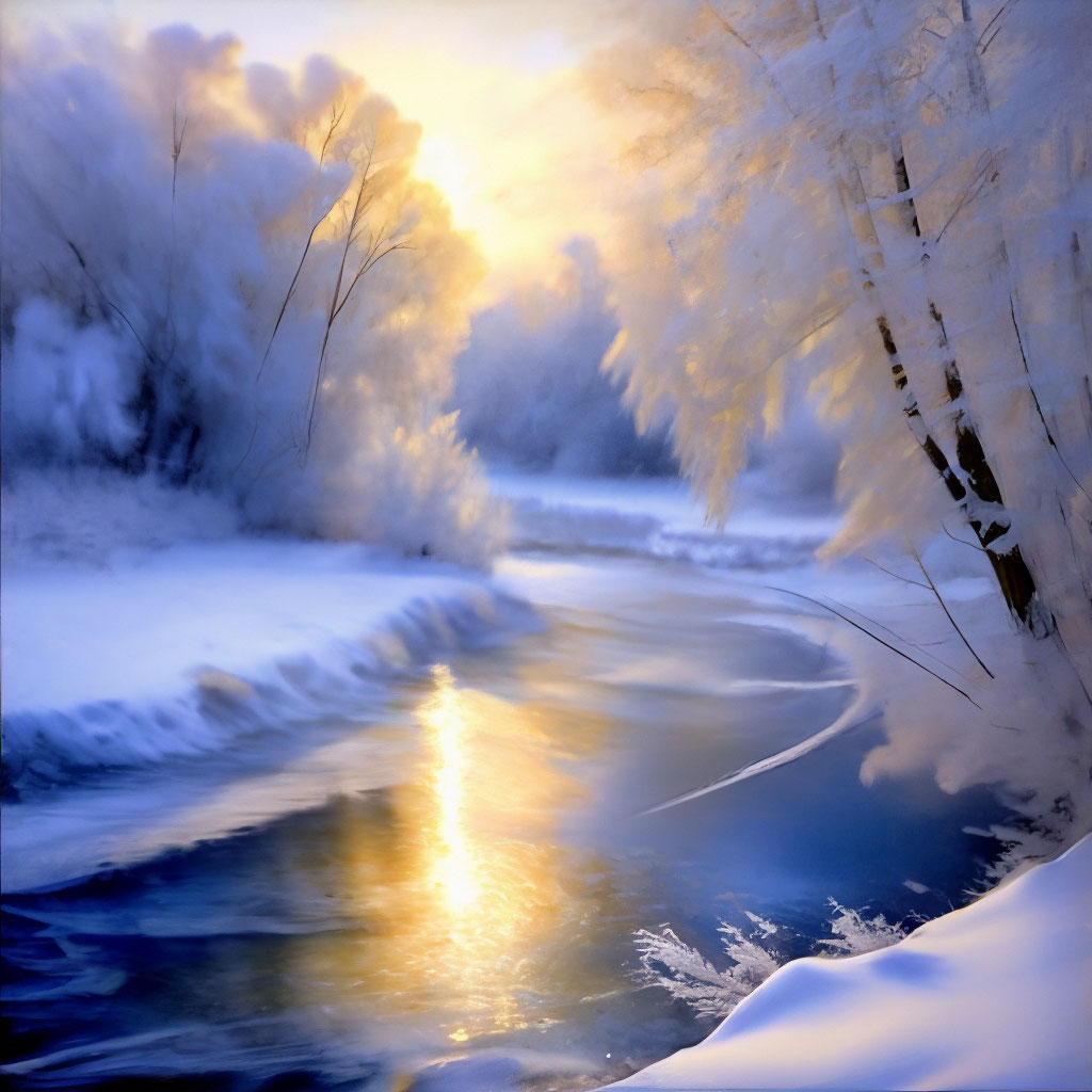 "Watercolor French transparent three-dimensional fractal winter frosted ...