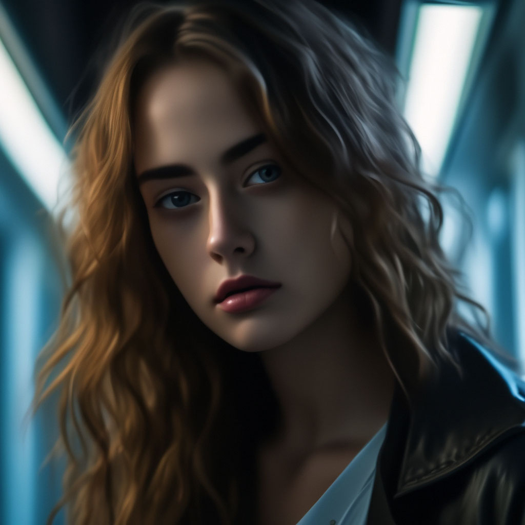 ". What does sadness look like?" — image created in Shedevrum