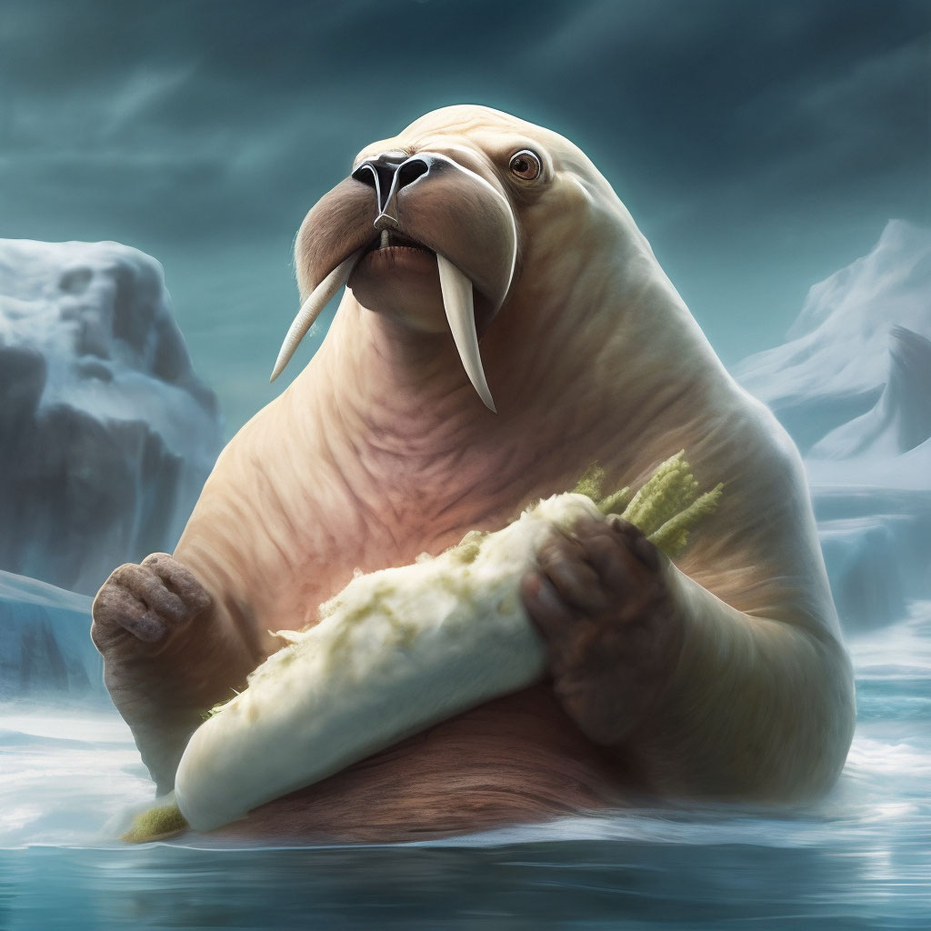 "Well, it's just some kind of crap, or rather a walrus horseradish ...