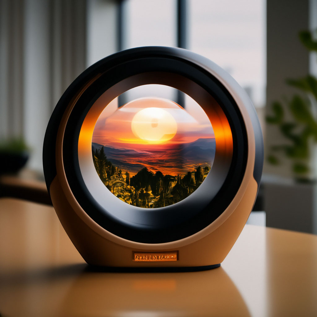 "The device is a dream visualizer" — image created in Shedevrum