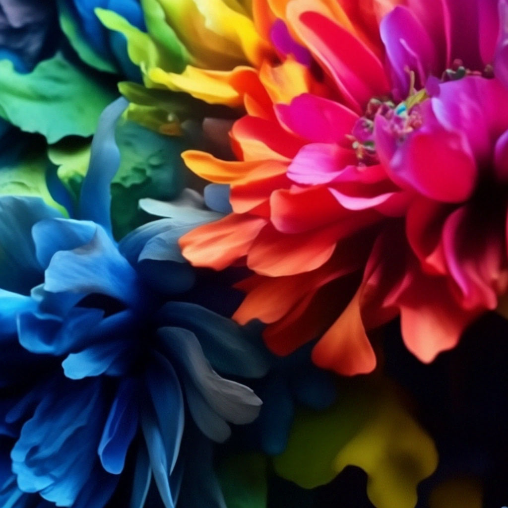 "Macro watercolor drawing catchment beautiful bright varieties of art ...