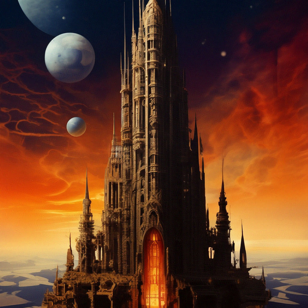 "Hyperborea, space, planets, ancient Russian multi-headed multi-storey ...