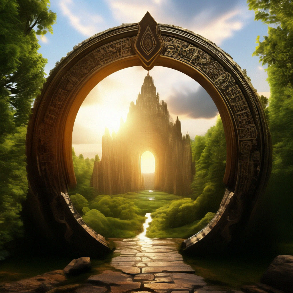 "On the other side of the stargate. symbols of the letter, drawing of ...