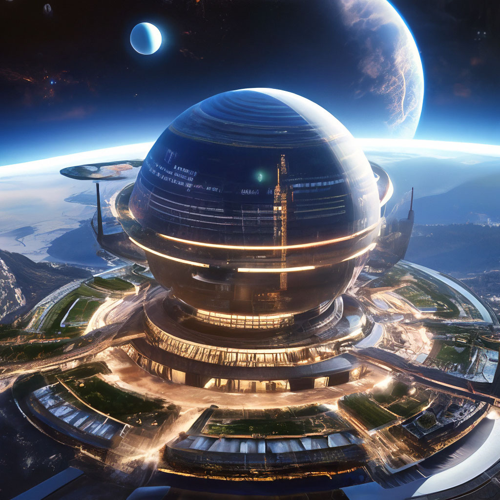 "A planetary corporation building Planets in our galaxy" — image ...