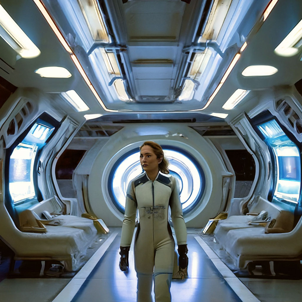 "The spaceship from the movie Passengers with Jennifer Lawrence ...