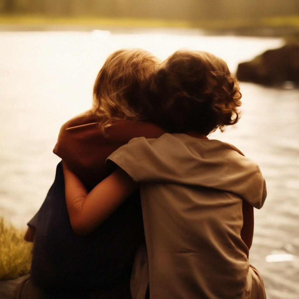 "A true, invaluable friend" — image created in Shedevrum