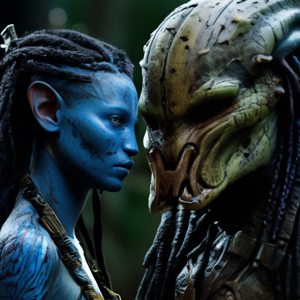 "Neytiri Navi vs Predator, fantasy, horror,mysticism, inexplicable ...