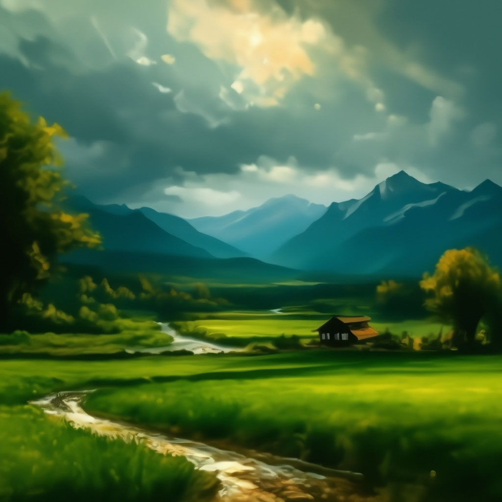"Beautiful landscapes, oil,tone- Emerald green is a relative of emerald ...