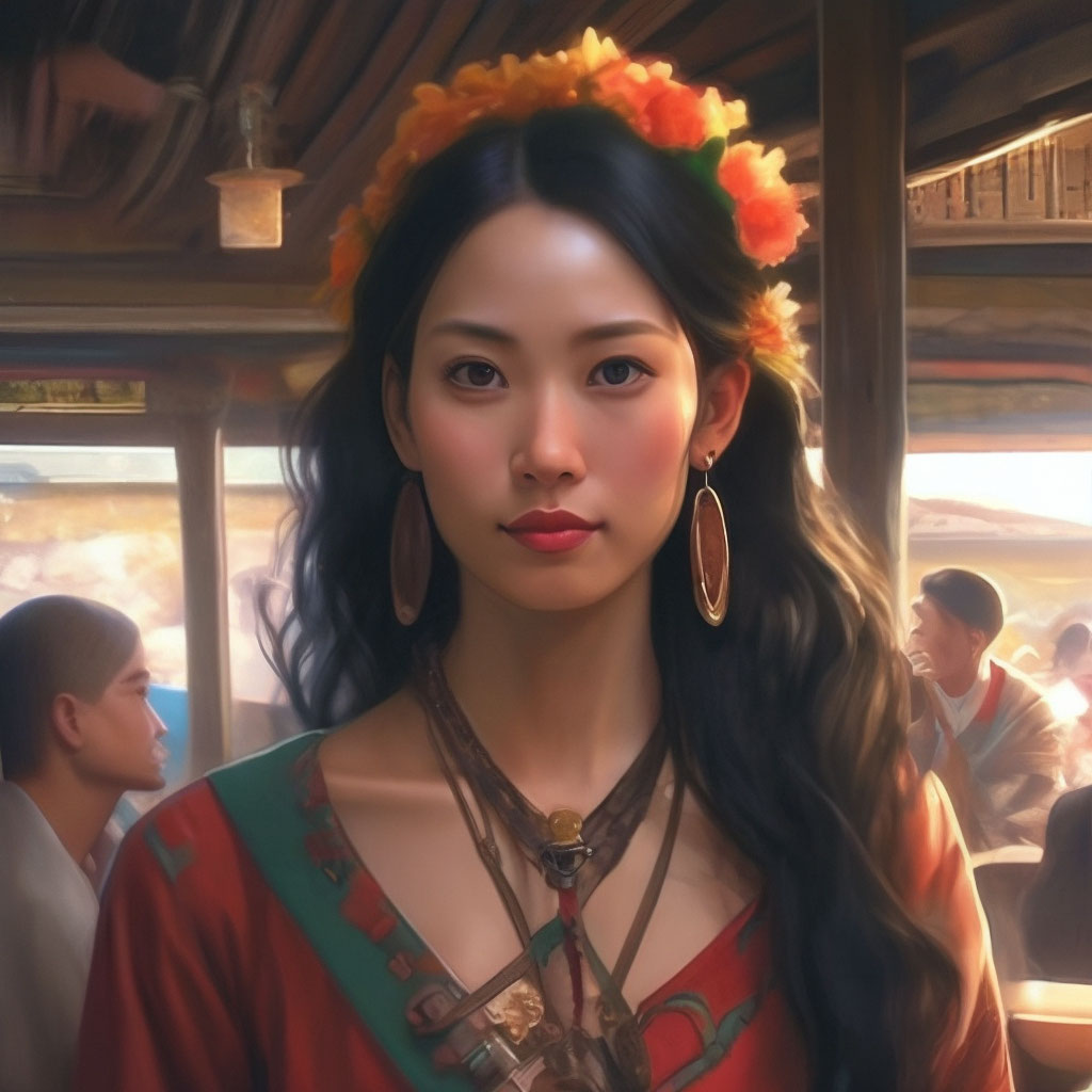 "It's like I'm a foreigner." — image created in Shedevrum