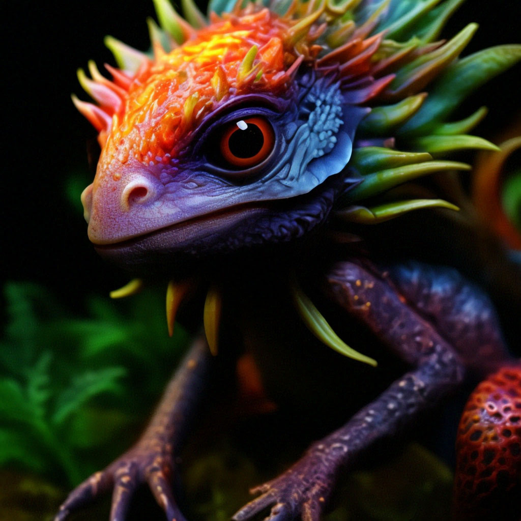 "The baby is a predator. bright dark art, dark botanical. Filigree ...