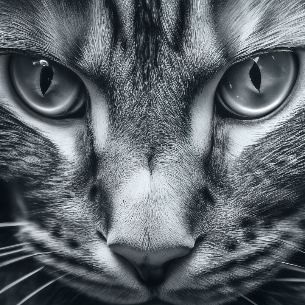 "Look, look into my stern eyes" — image created in Shedevrum