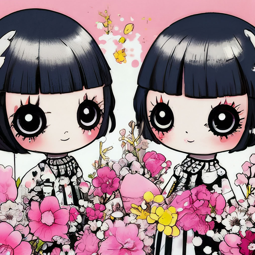 "Two, funny slender blob mu, doodle, mu cute, weirdo fluffy eyed ...