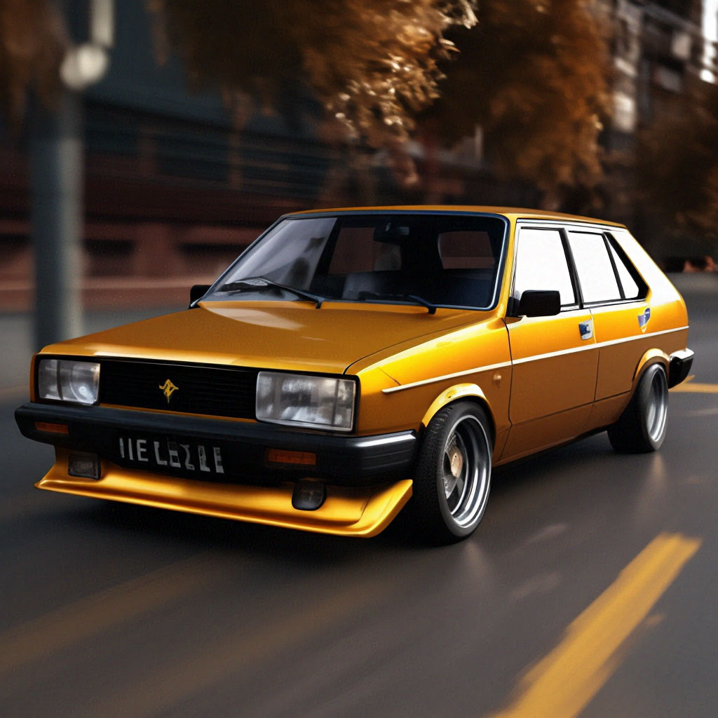 "VAZ 2109 super realism drawing the smallest details of high resolution ...